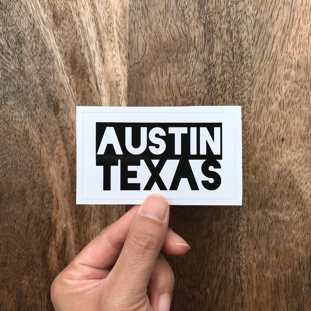 Austin Texas Sticker, Austin Texas Decal, Austin Sticker, Texas Sticker ...