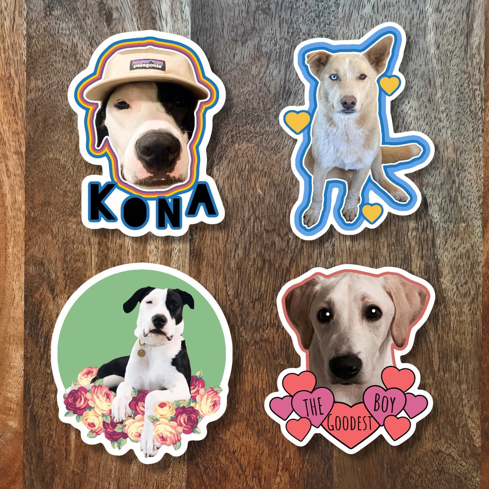 Custom Dog Sticker Custom Pet Sticker Personalized Dog | Etsy