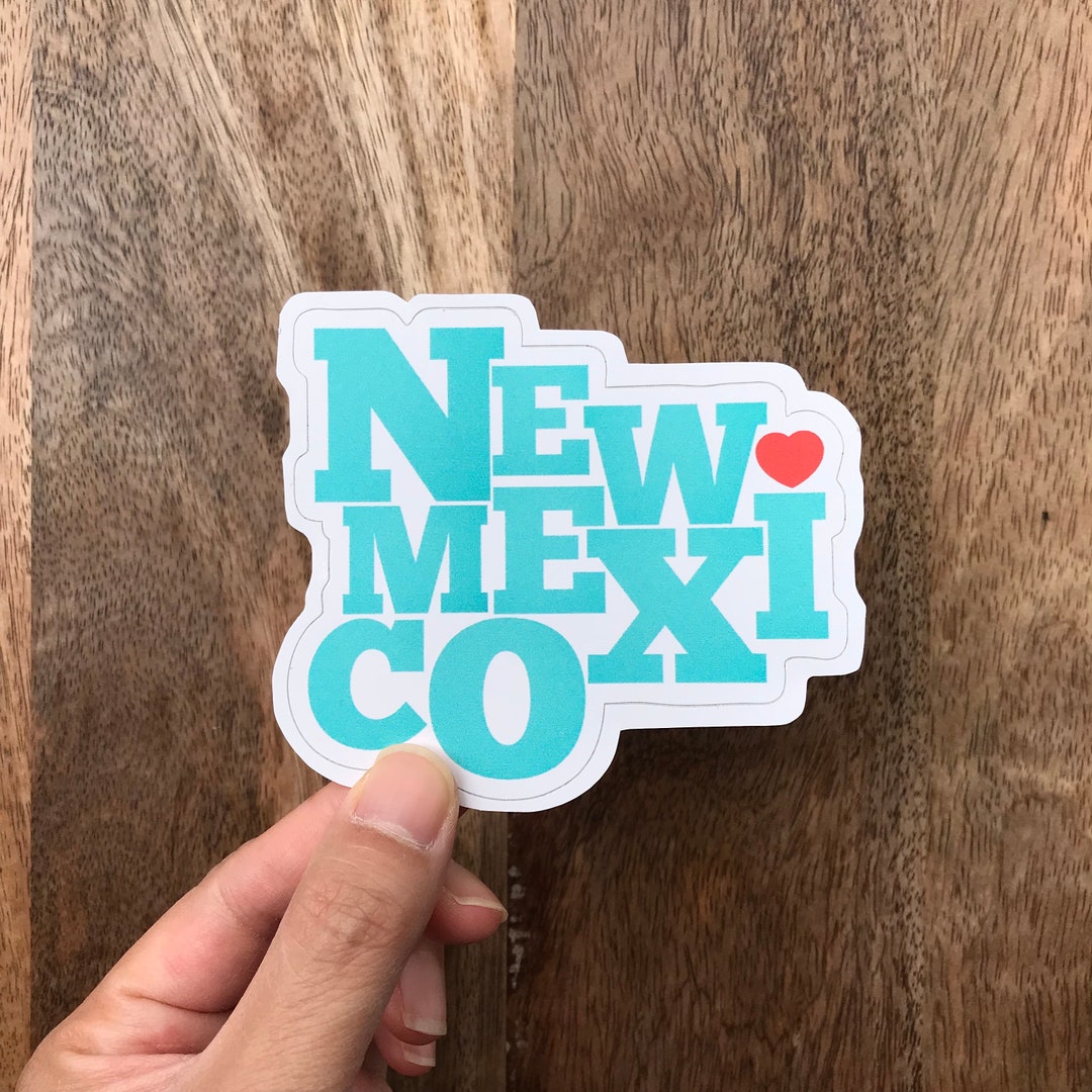 New Mexico Sticker, New Mexico Decal, Laptop Sticker, New Mexico Love ...