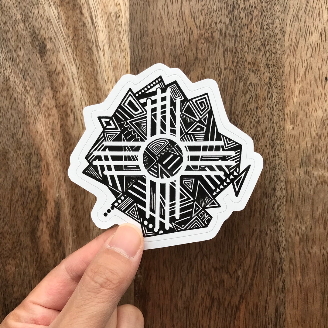 Zia Sticker, Zia Symbol Sticker, New Mexico Decal, New Mexico Zia ...