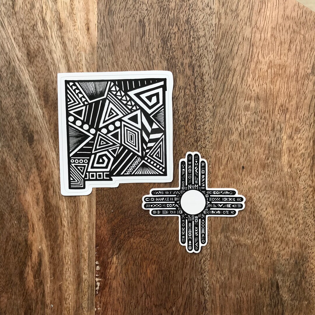 New Mexico Sticker Pack, New Mexico Stickers, Zia Sticker, Laptop ...
