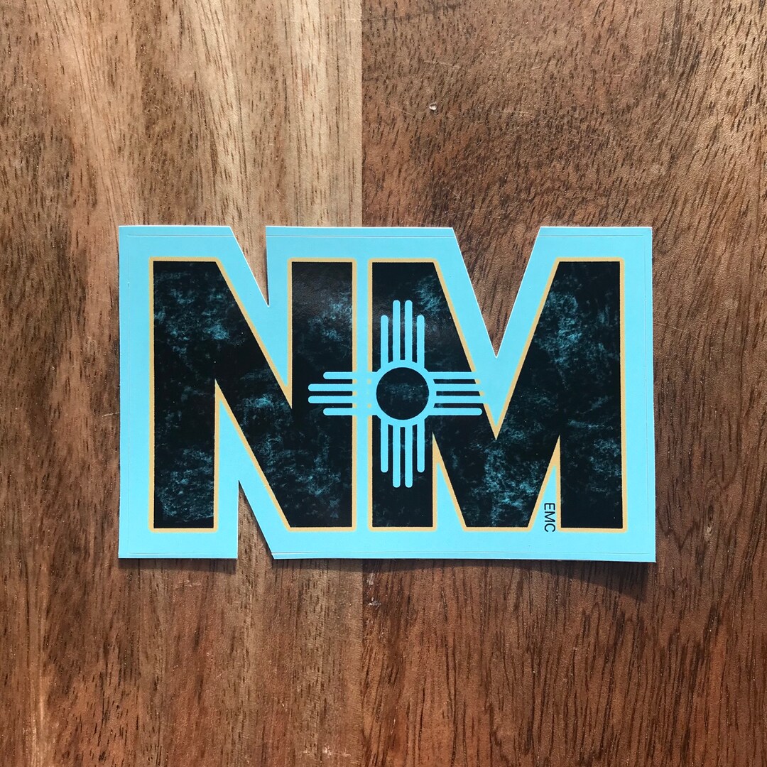 New Mexico Sticker, Zia Sticker, New Mexico Zia, Laptop Sticker - Etsy