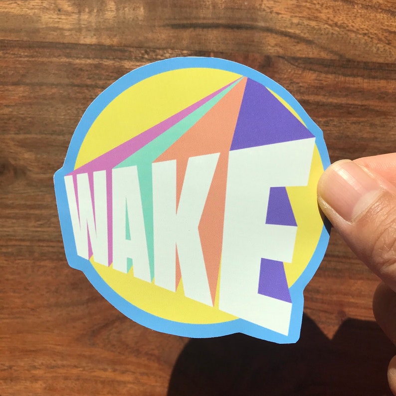 Wakeboarding Sticker Wakeboarder Sticker Wake Surfing | Etsy