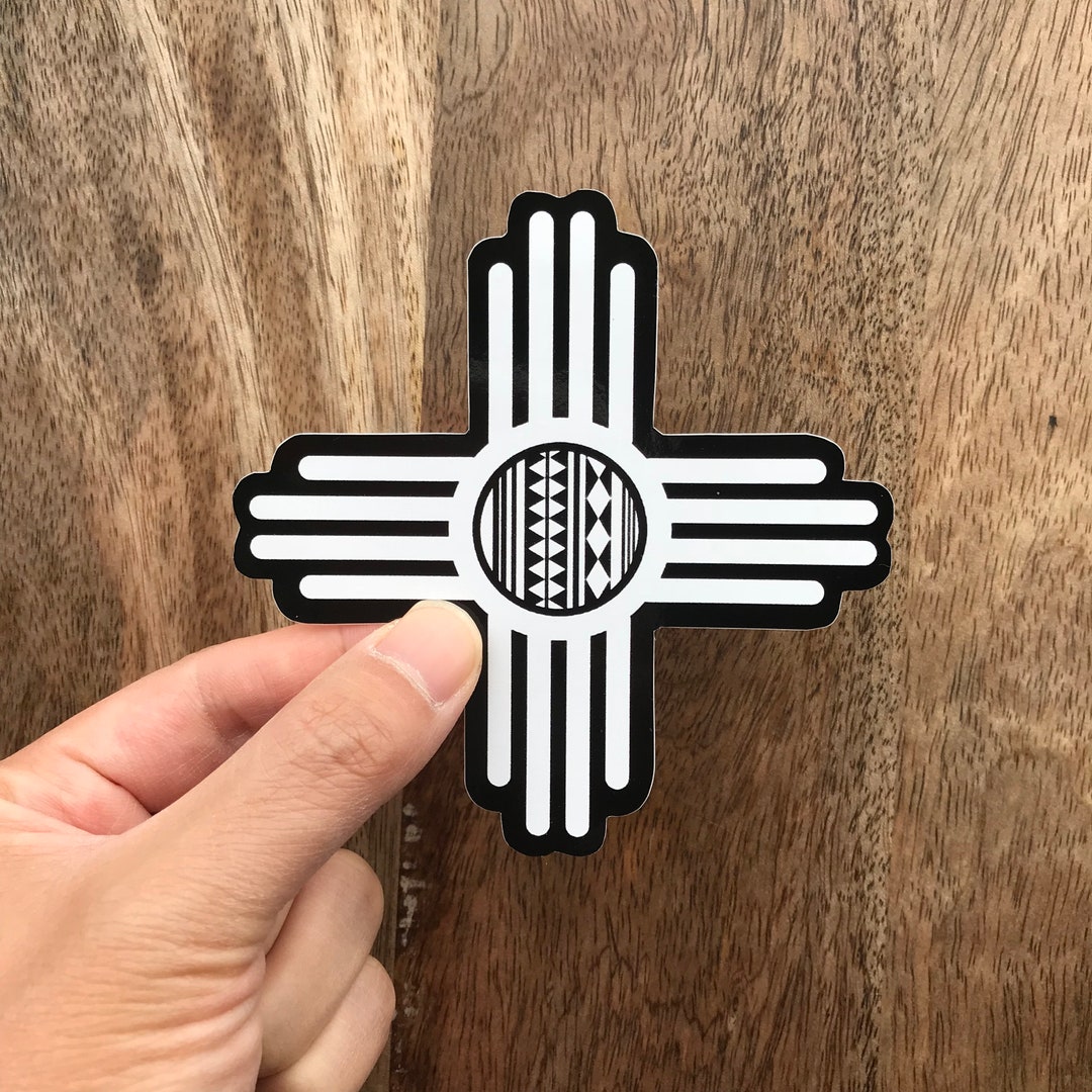 Zia Southwest Sticker, Zia Symbol Sticker, New Mexico Decal, New Mexico ...