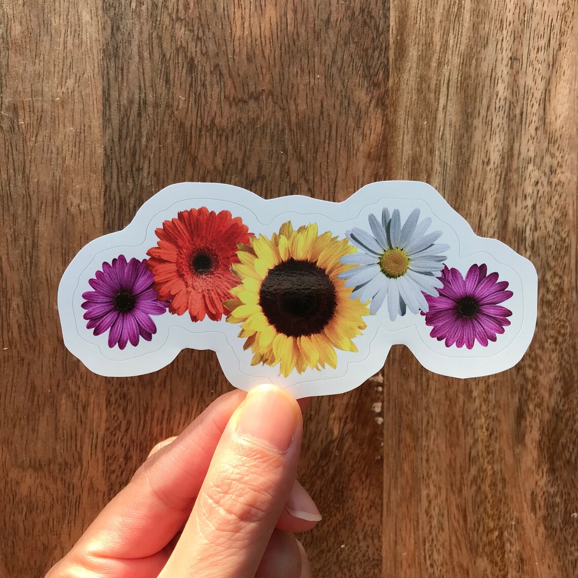 Autocollant de fleur autocollant floral joli autocollant - Etsy France