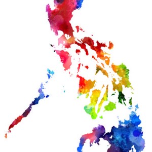 Philippines Sticker, Philippines Map Decal, the Philippines, Laptop ...
