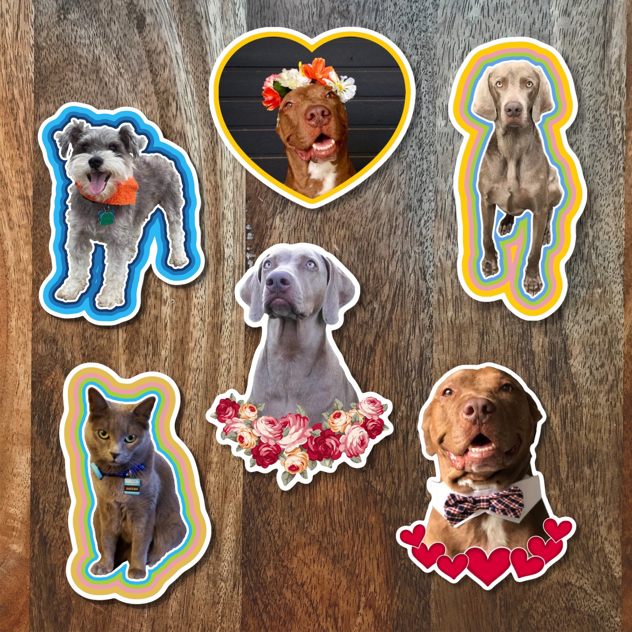 Custom Dog Sticker Custom Pet Sticker Personalized Dog | Etsy