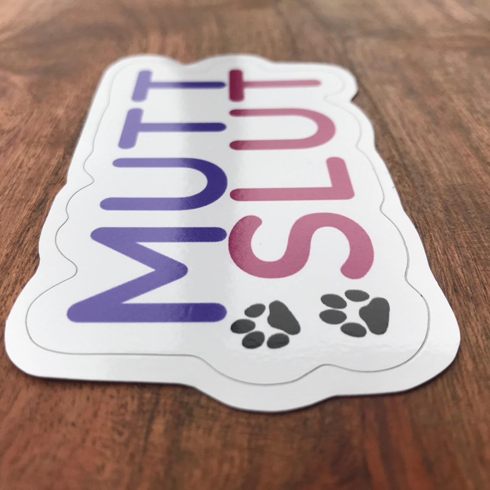 Mutt Slut Sticker Mutt Slut Decal Dog Lover Sticker Dog | Etsy