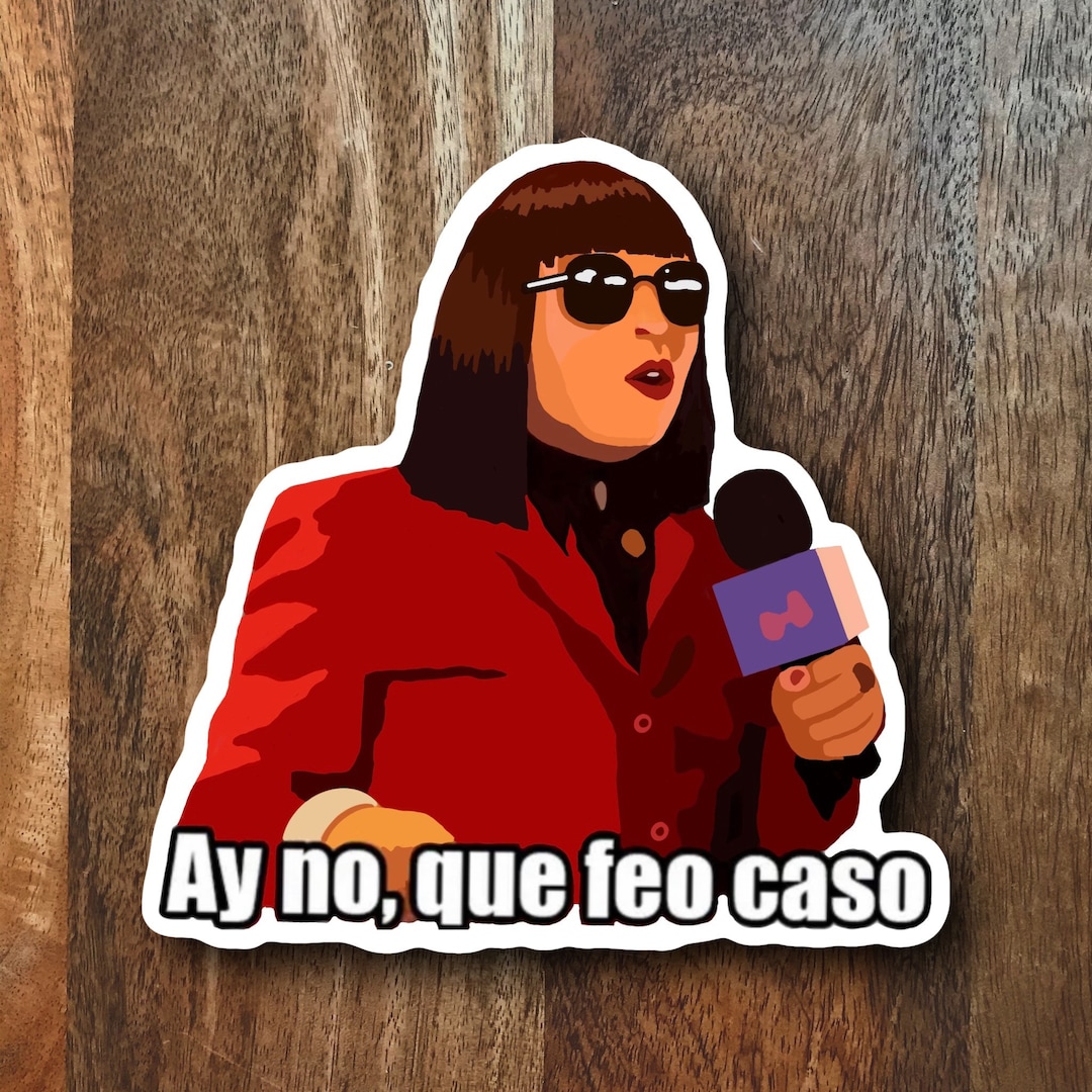 Ay No Que Feo Caso Sticker Pamela Chup Sticker Funny Sticker - Etsy