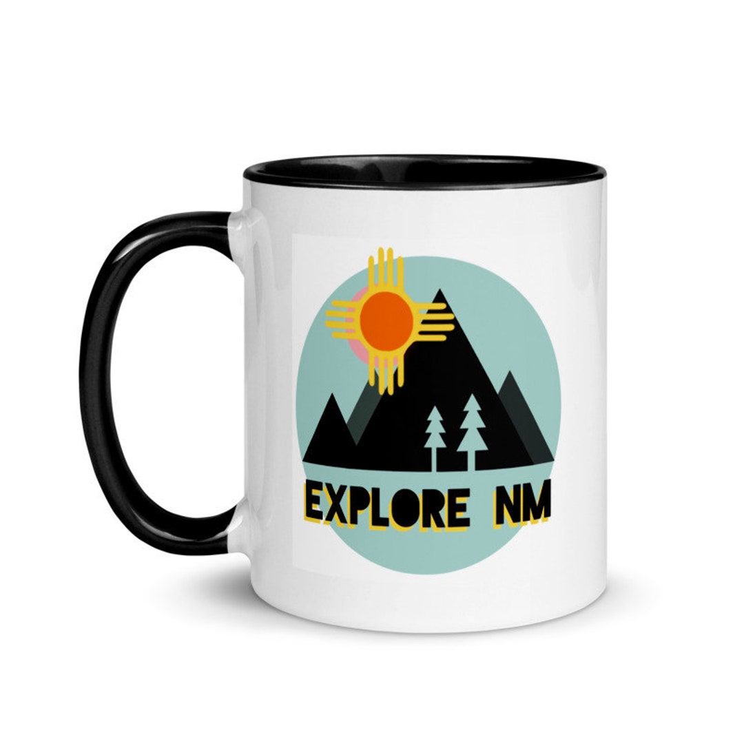 New Mexico Mug, Explore New Mexico, New Mexico Zia Mug, Zia Mug, Coffee ...