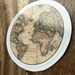 Vintage World Map Sticker Vintage Map Sticker Vintage Globe - Etsy UK