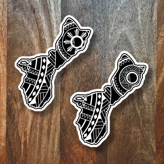 Guam Sticker Guam Tribal Sticker Guamanian Sticker Guam - Etsy