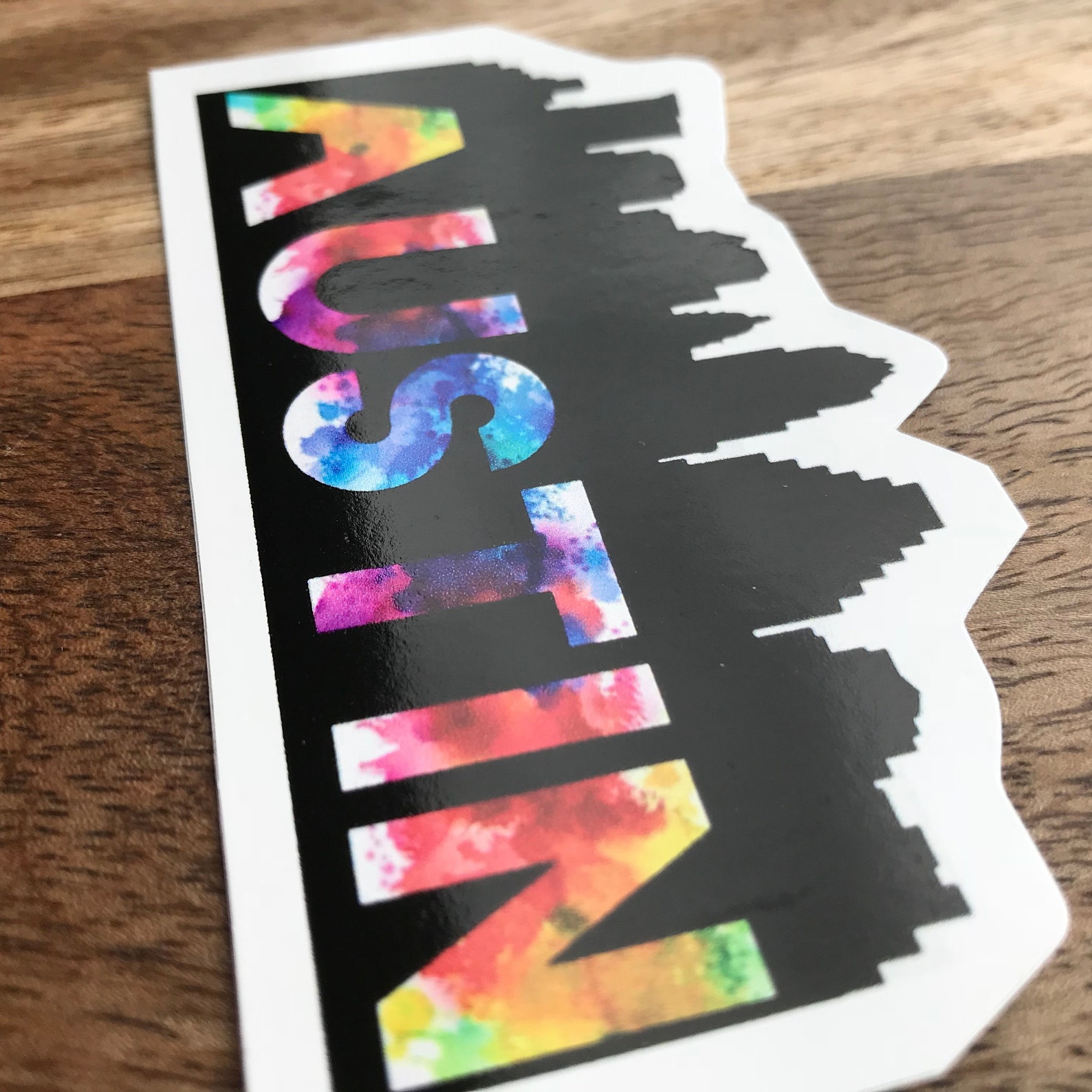Austin Sticker Austin Skyline Austin Decal Austin Texas - Etsy