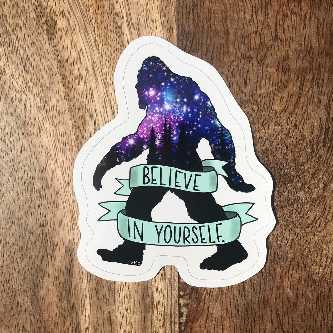 Bigfoot Sticker Sasquatch Sticker Yeti Sticker Abominable - Etsy