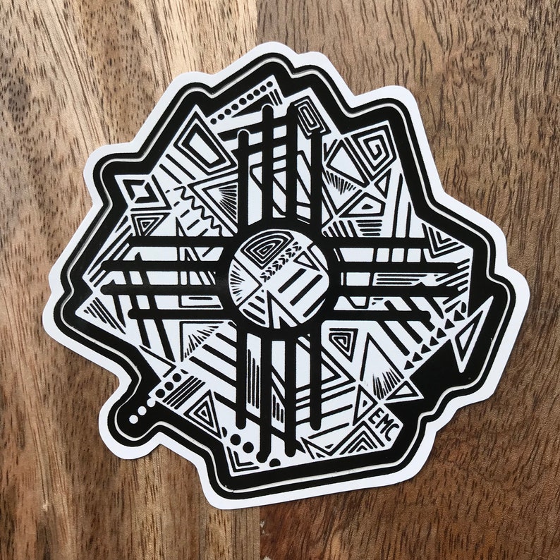 Zia Sticker New Mexico Zia Decal Car Window Decal New - Etsy