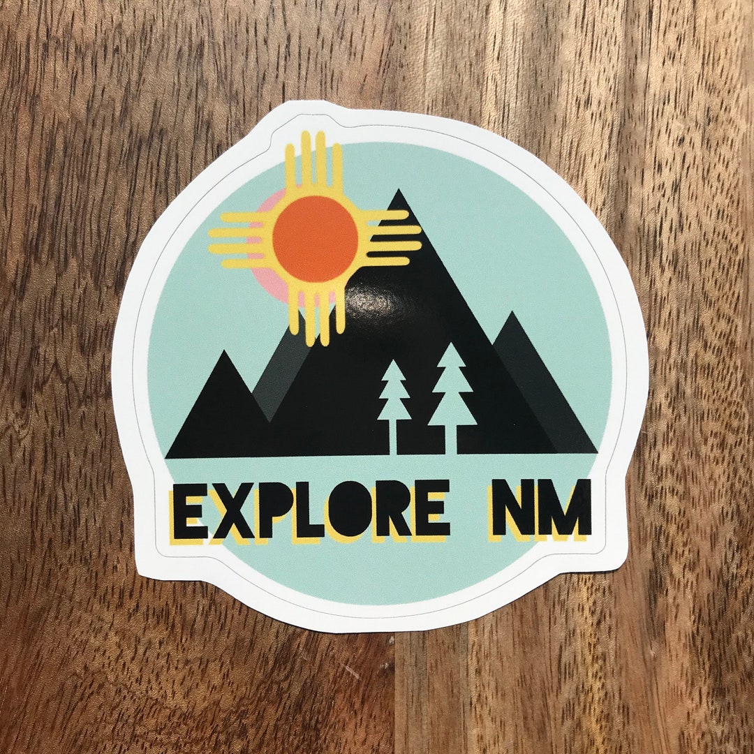 Explore New Mexico Sticker, Explore NM Sticker, New Mexico Sticker ...