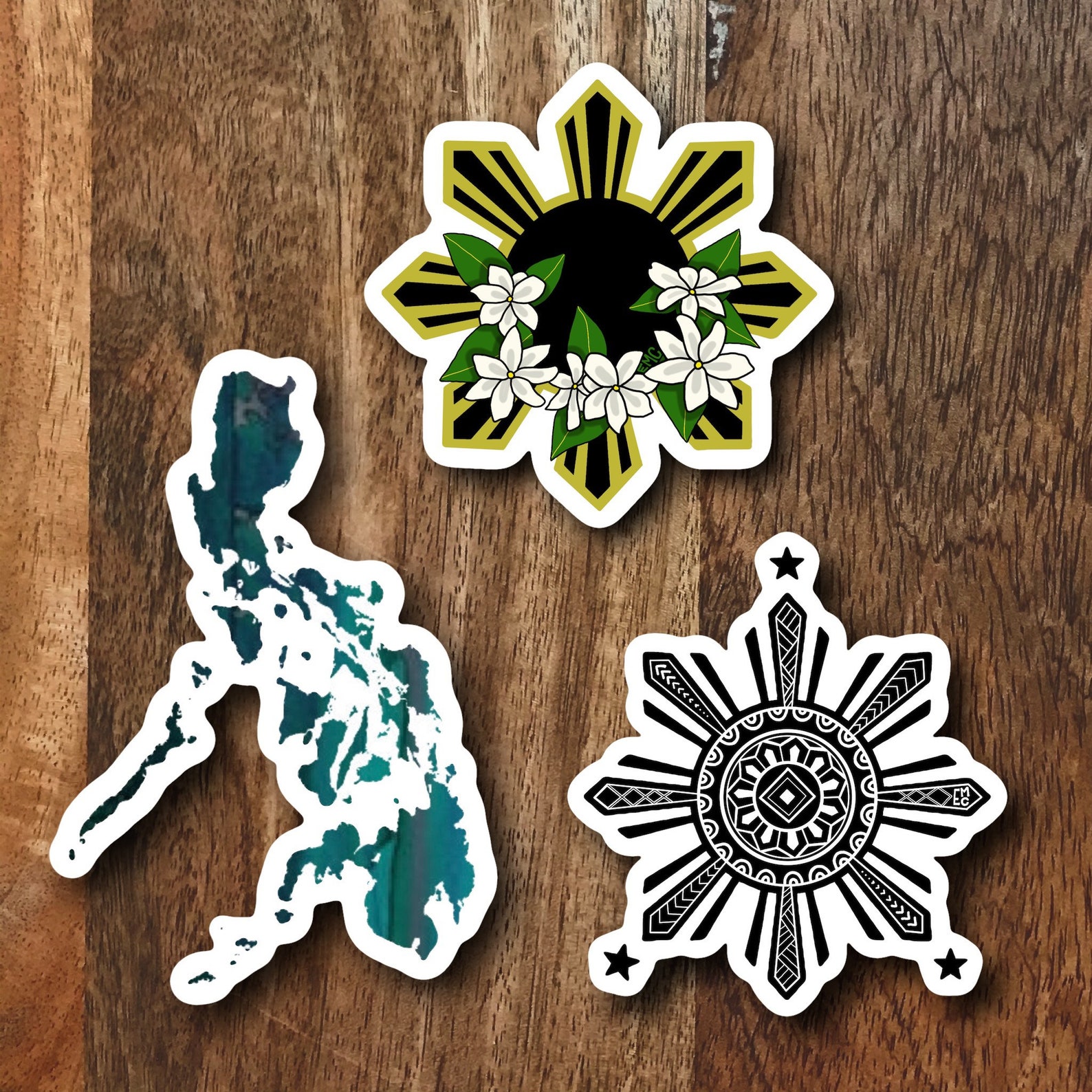 Philippines Sticker Philippines Decal Tribal Tattoo Art - Etsy