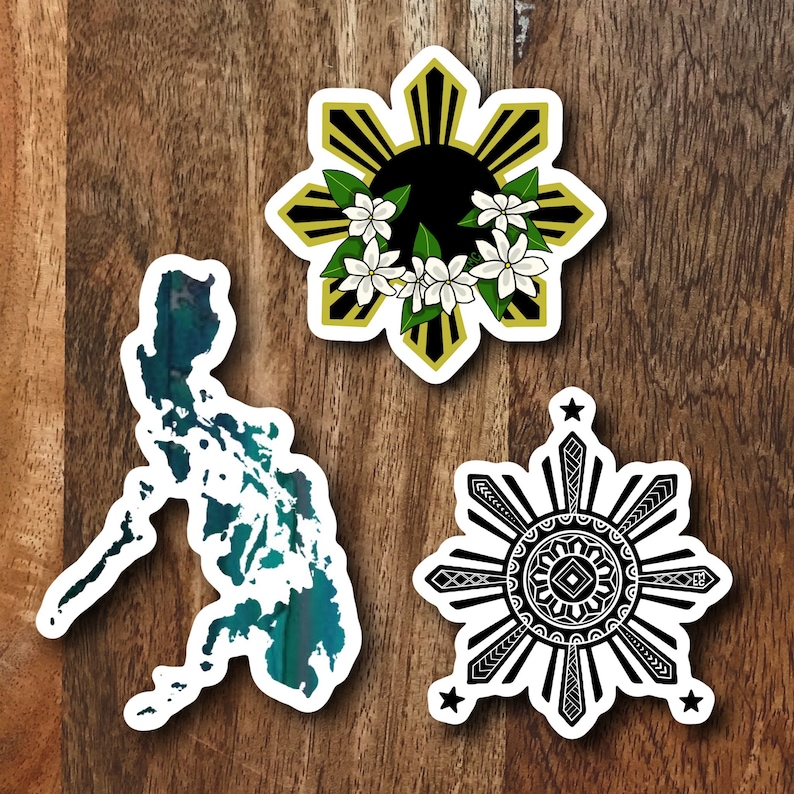 Philippines Sticker Philippines Decal Tribal Tattoo Art - Etsy