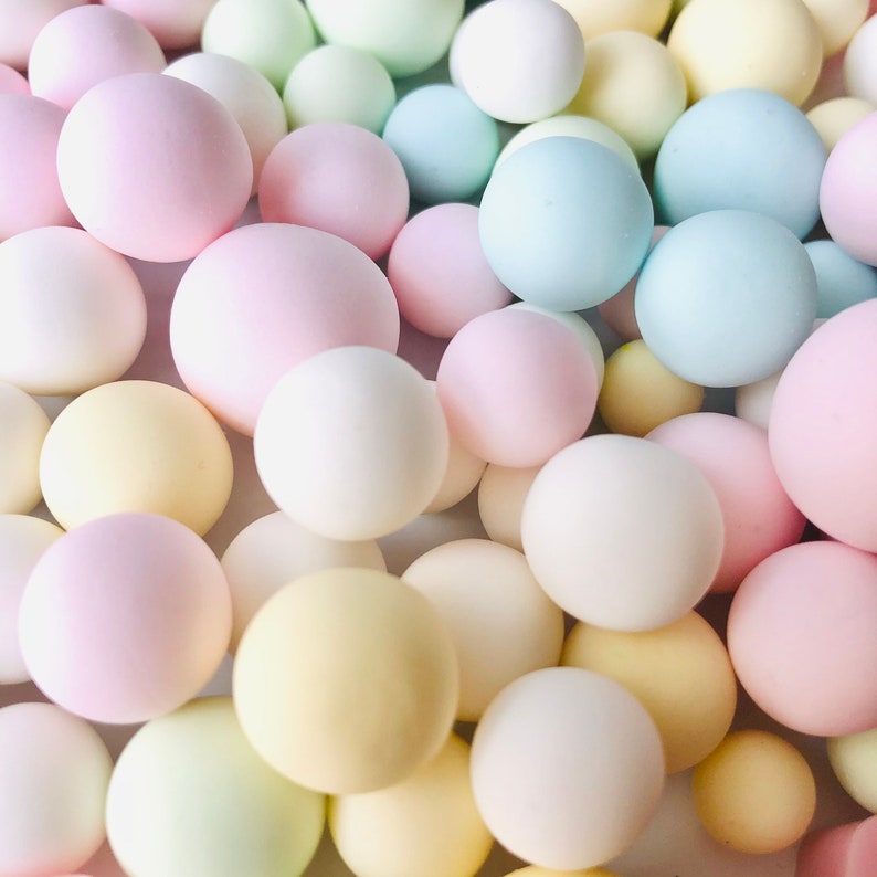 Edible Matte Pastel Pearls/balls/cake Decorations. - Etsy