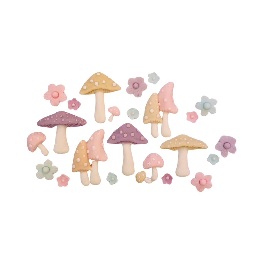 Edible Toadstools & Blossoms/cake Toppers - Etsy