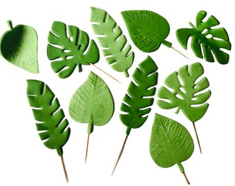 Jungle Leaves/sprinkles/safari/cake Toppers. | Etsy UK