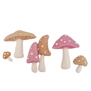 Edible Toadstools/mushrooms Cake Toppers - Etsy