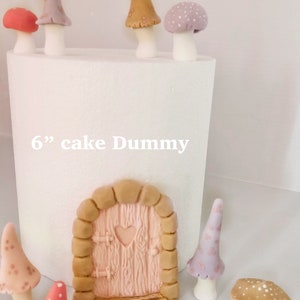 Fairy Door/toadstool Cake Toppers - Etsy