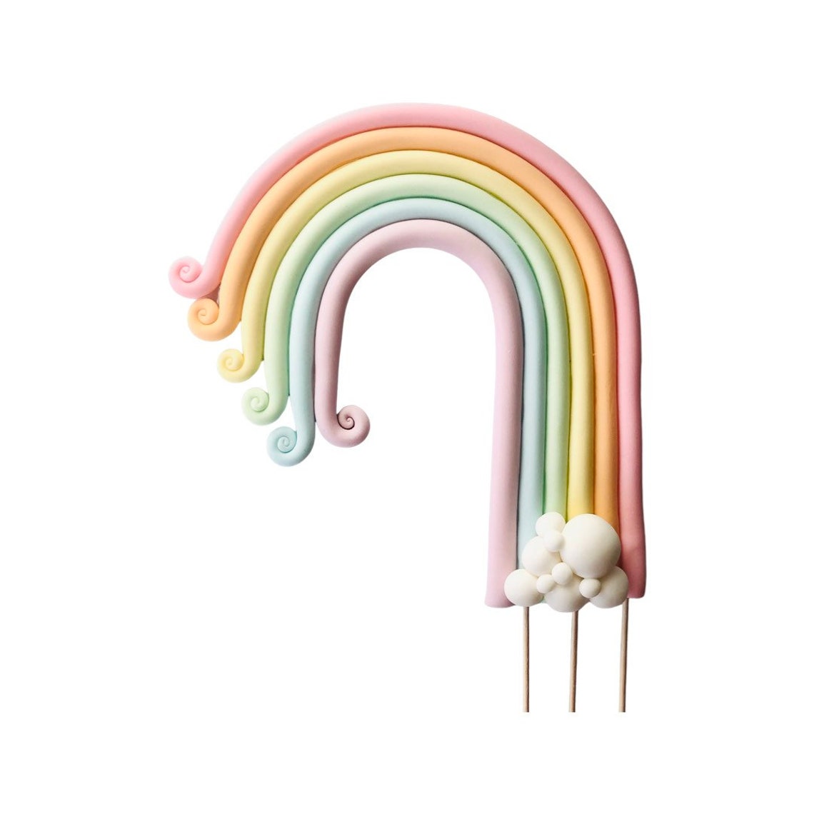 Bespoke Rainbow Cake Topper. Extra Large. | Etsy