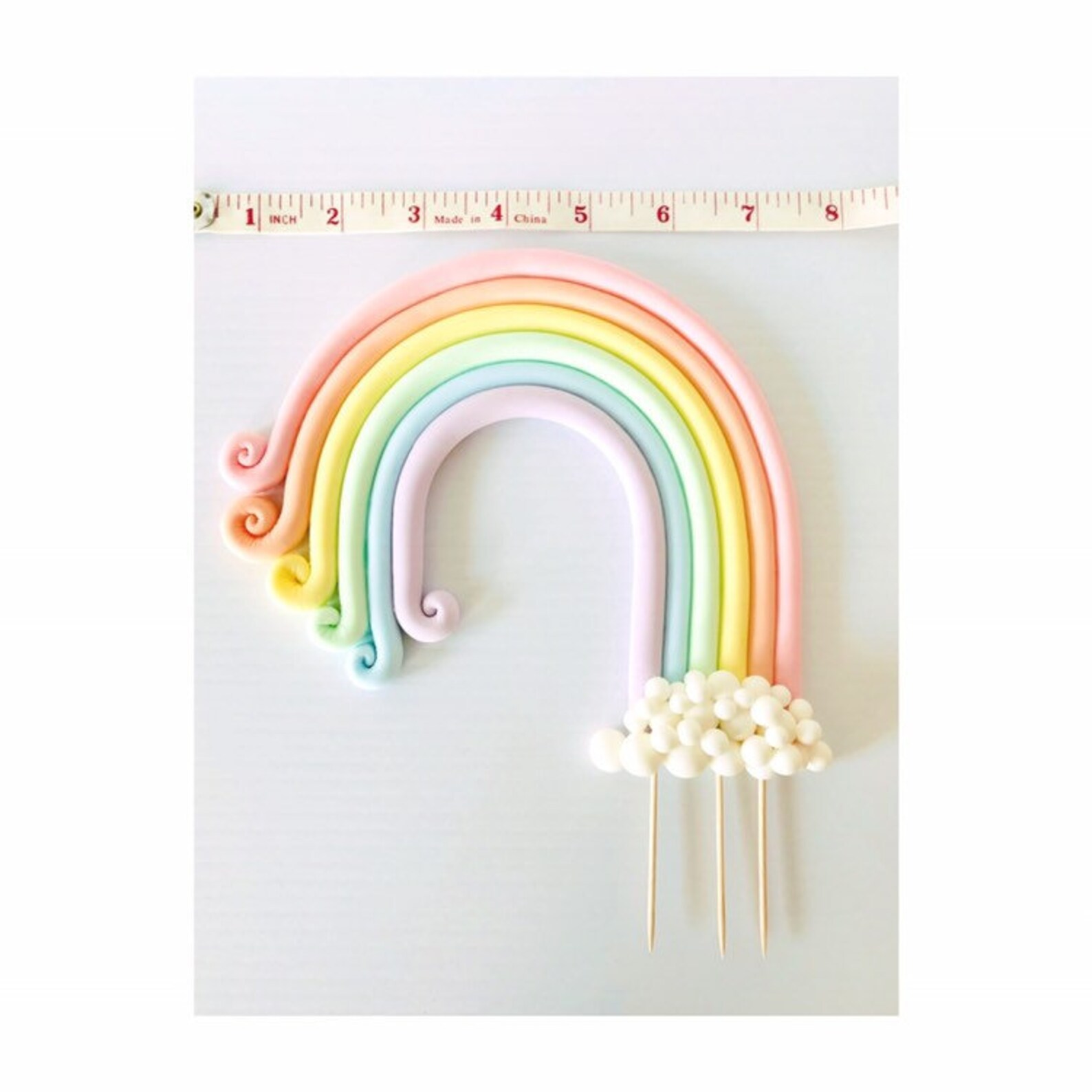 Bespoke Rainbow Cake Topper. Extra Large. | Etsy
