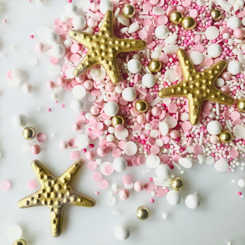 Edible Starfish Cake Toppers/sprinkle Collection. - Etsy UK