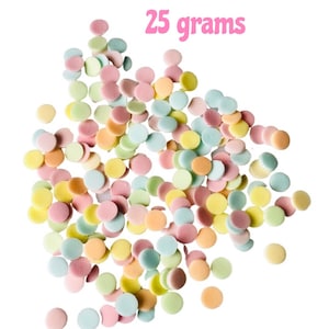 Edible Confetti Handmade in Pastels. Cake - Etsy