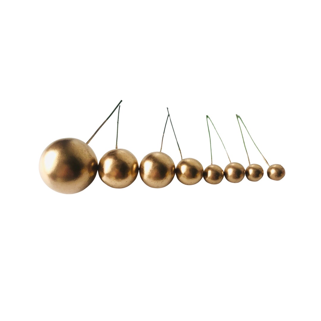 Gold Sphere/ball Toppers - Etsy