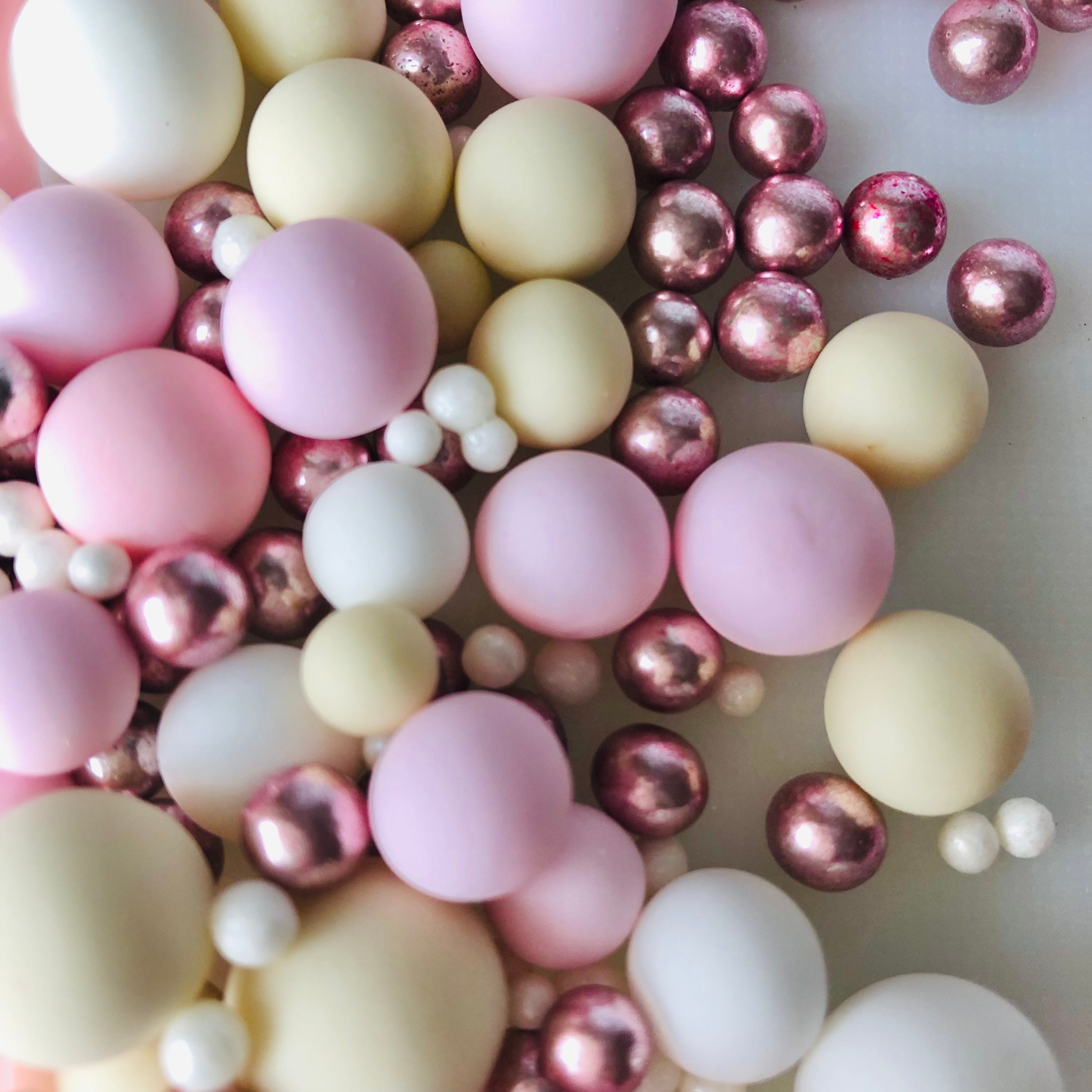 Edible Pearls/rose Gold Collection - Etsy