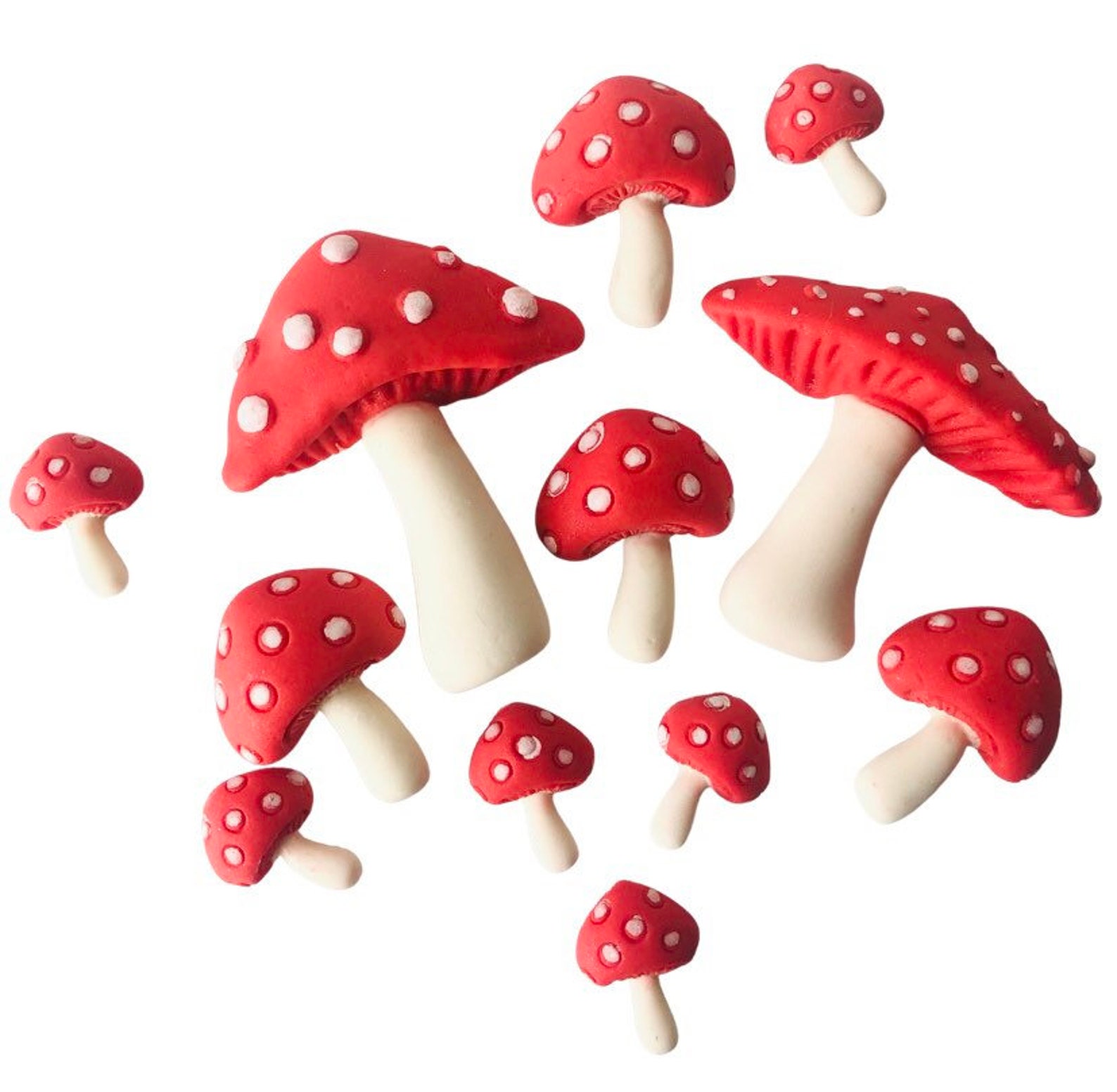Edible Toadstools/cake Toppers. - Etsy