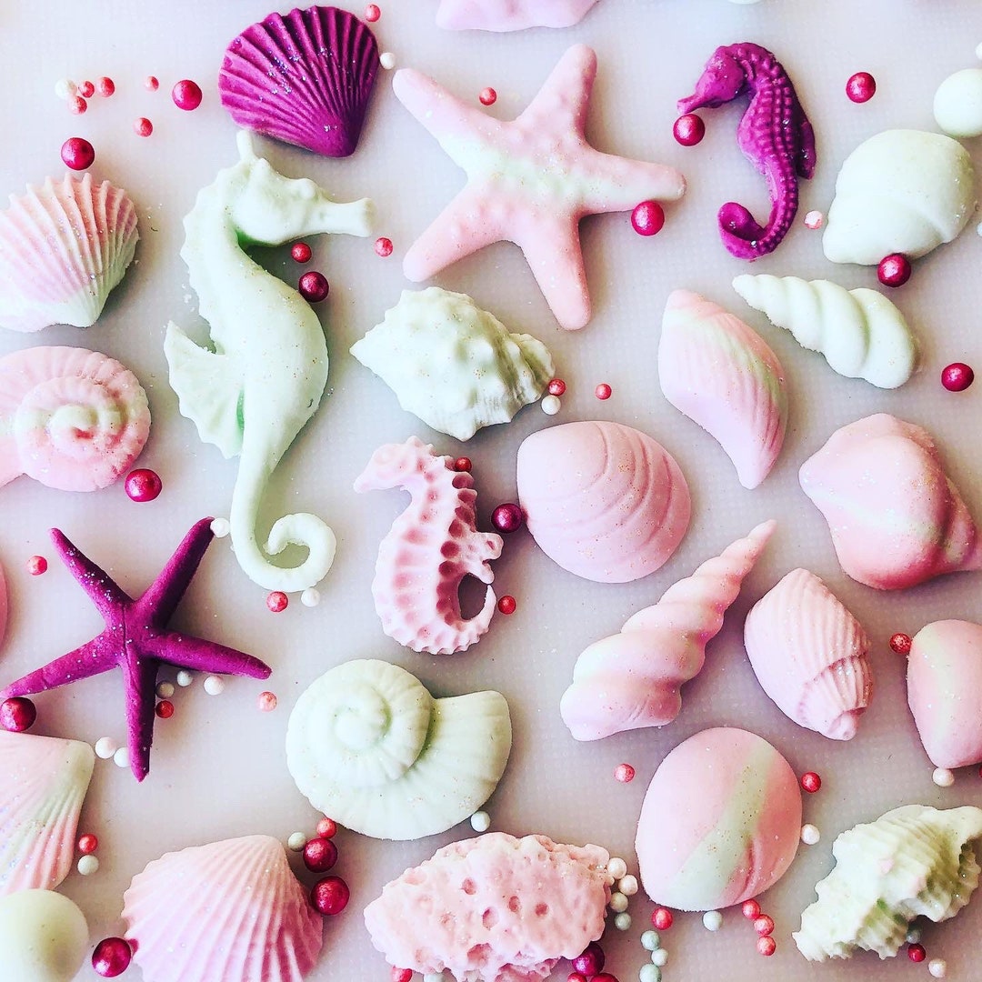 Edible Seashells. Cake Toppers/decorations. - Etsy
