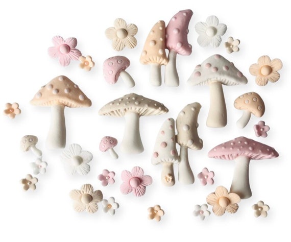 Edible Toadstools & Blossoms/cake Toppers - Etsy