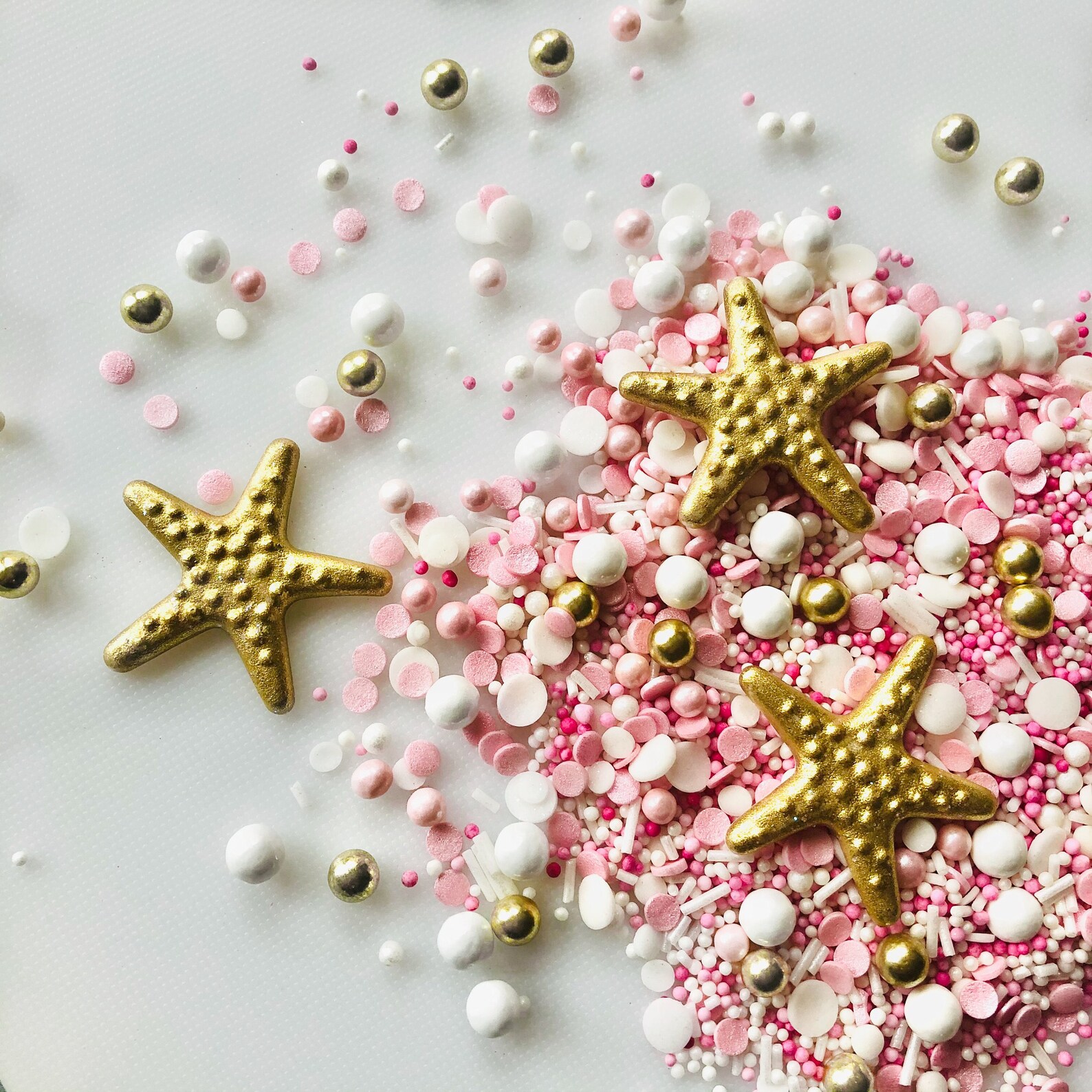 Edible Starfish Cake Toppers/sprinkle Collection. - Etsy UK