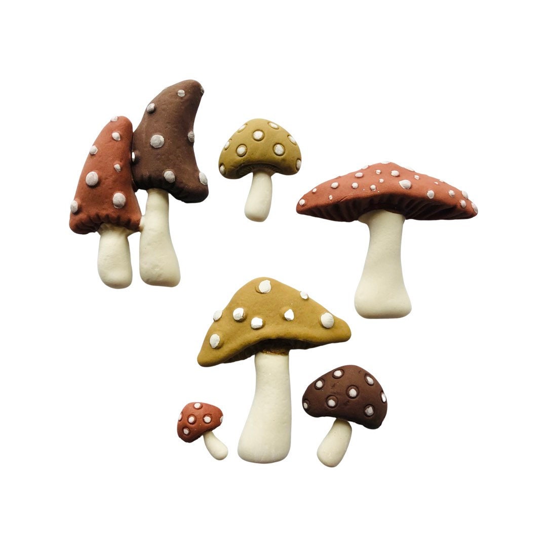 Edible Toadstools/cake Toppers - Etsy