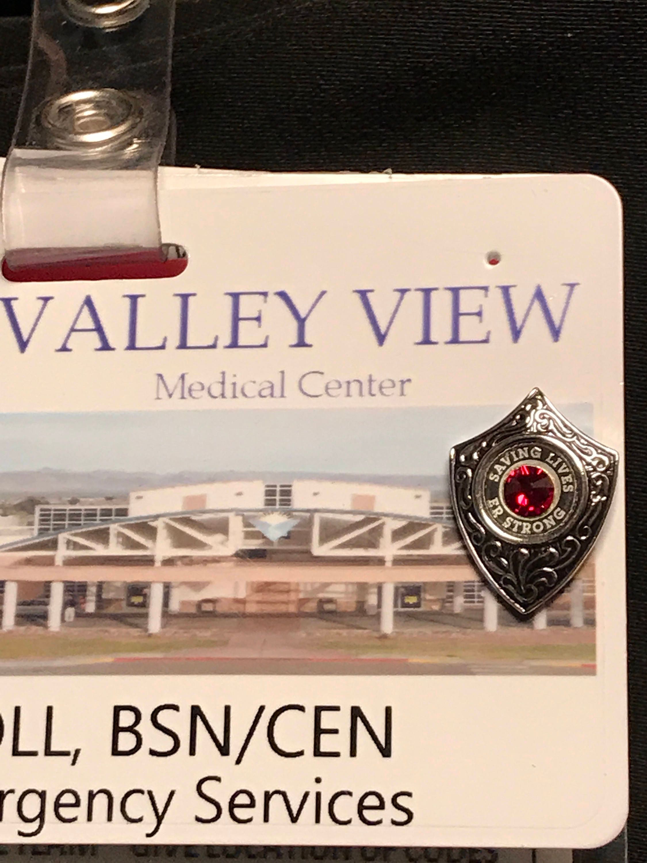 Emergency Nurse Pin ER STRONG A Custom Designed Pin Honoring | Etsy