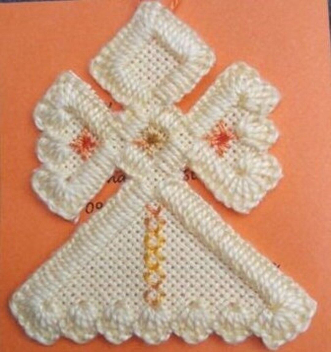 Guardian Angel Hardanger Embroidery Handmade Gift Unique Handmade ...