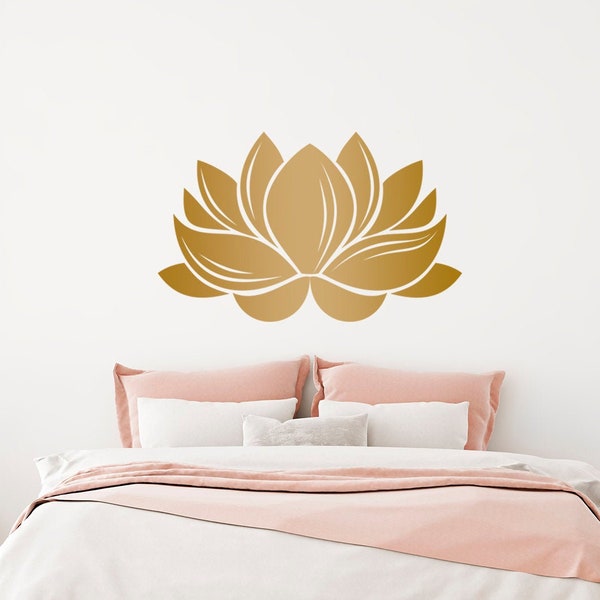 Lotus Wall Decal - Etsy