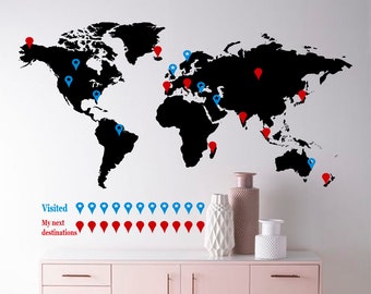 Travel Wall Decal | Etsy