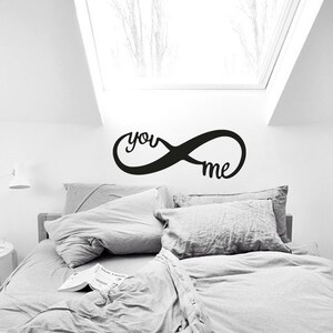 Infinity Symbol Decal, Infinity Wall Decal, Love Sign Sticker - Etsy UK