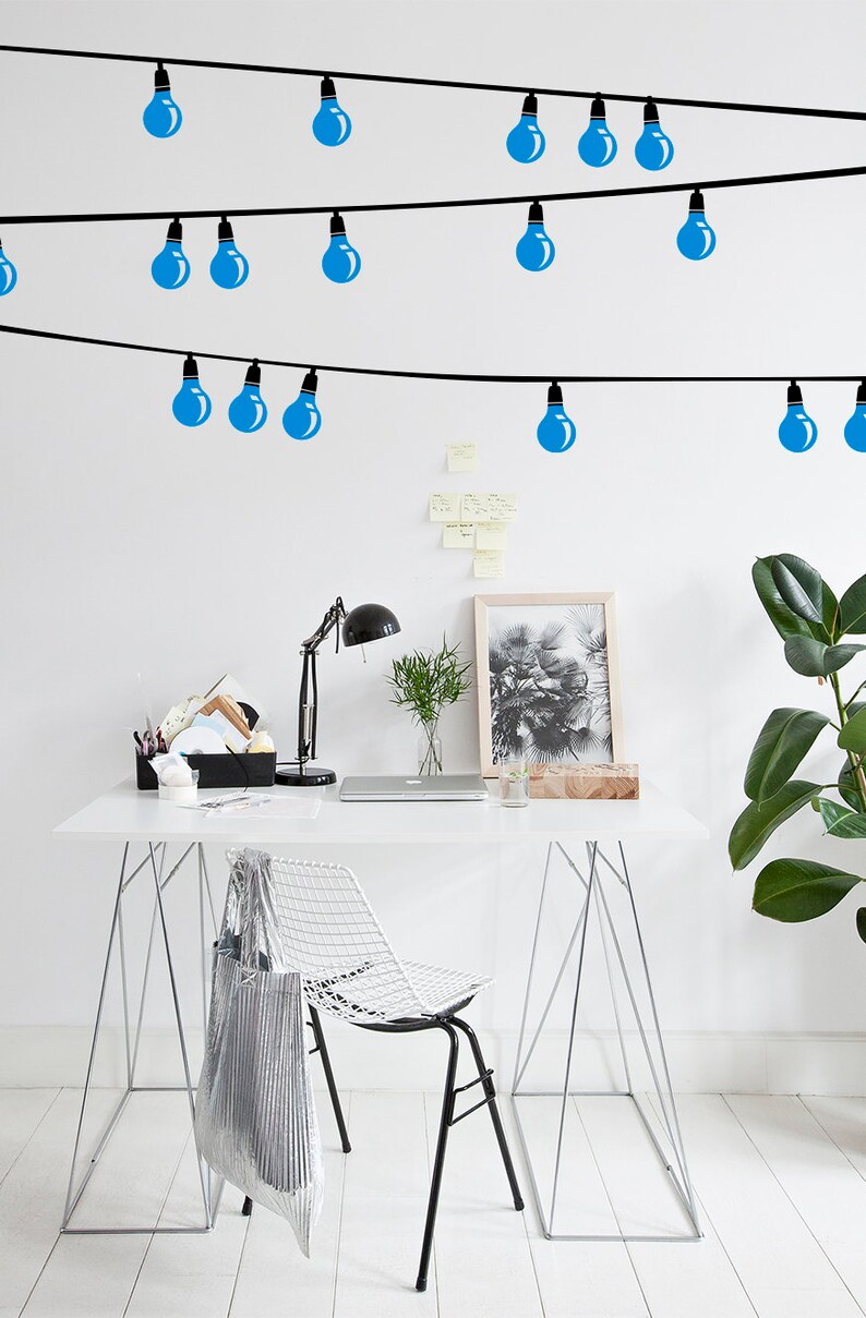 Christmas Lights Decal, Window Lights Sticker for Christmas Decor ...