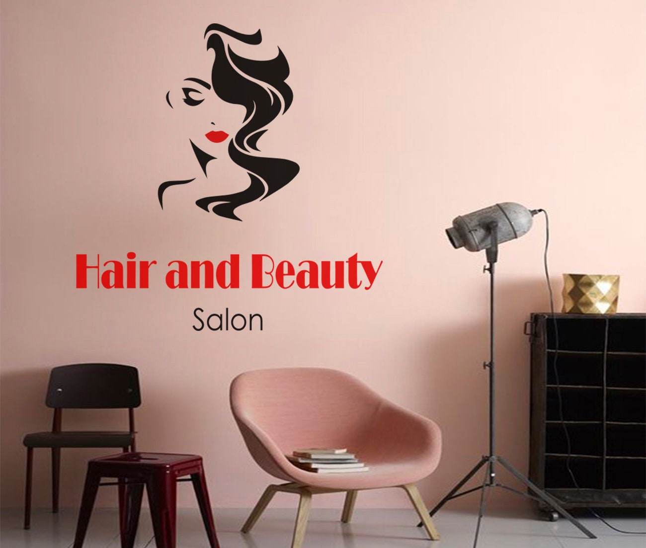Hair Salon Decor Beauty Salon Decal Hairdressers Decal - Etsy