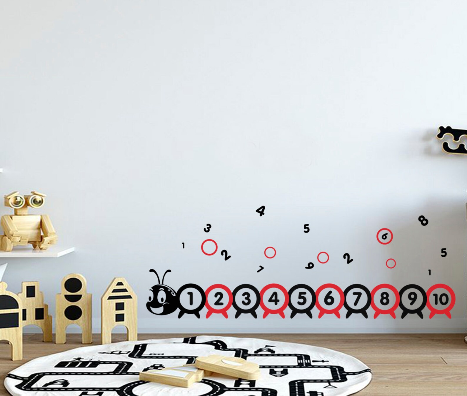 Numbers Wall Decals Numbers 1 to 10 Sticker Nursery Wall - Etsy