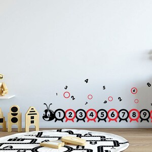 Numbers Wall Decals, Numbers 1 to 10 Sticker, Nursery Wall Decal ...