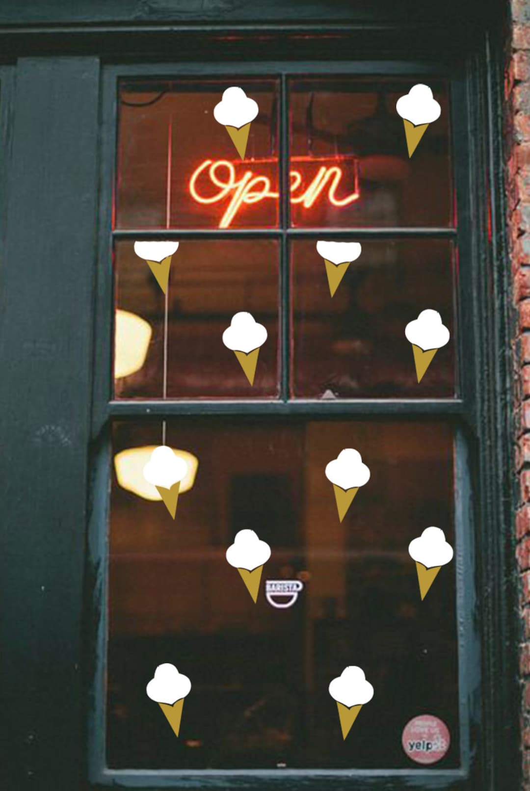 Ice Cream Decals, Ice-cream Decals, Kids Room Decor, Summer Decal ...