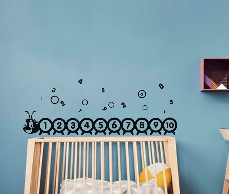 Numbers Wall Decals Numbers 1 to 10 Sticker Nursery Wall - Etsy