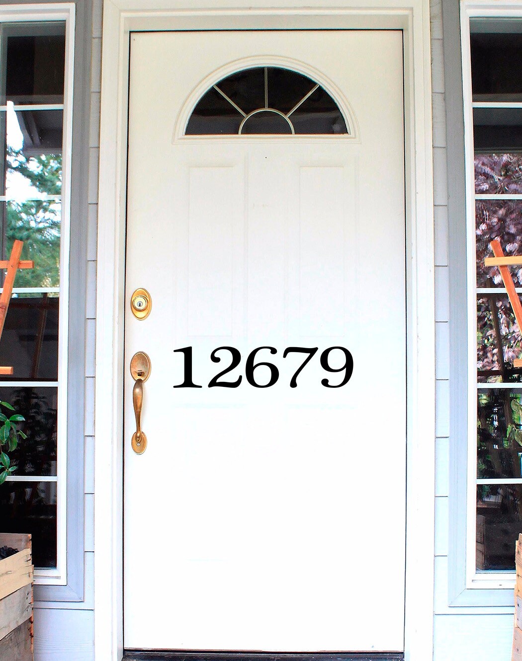 Number Door Decal Door Number Sticker Front Door Custom Home - Etsy ...